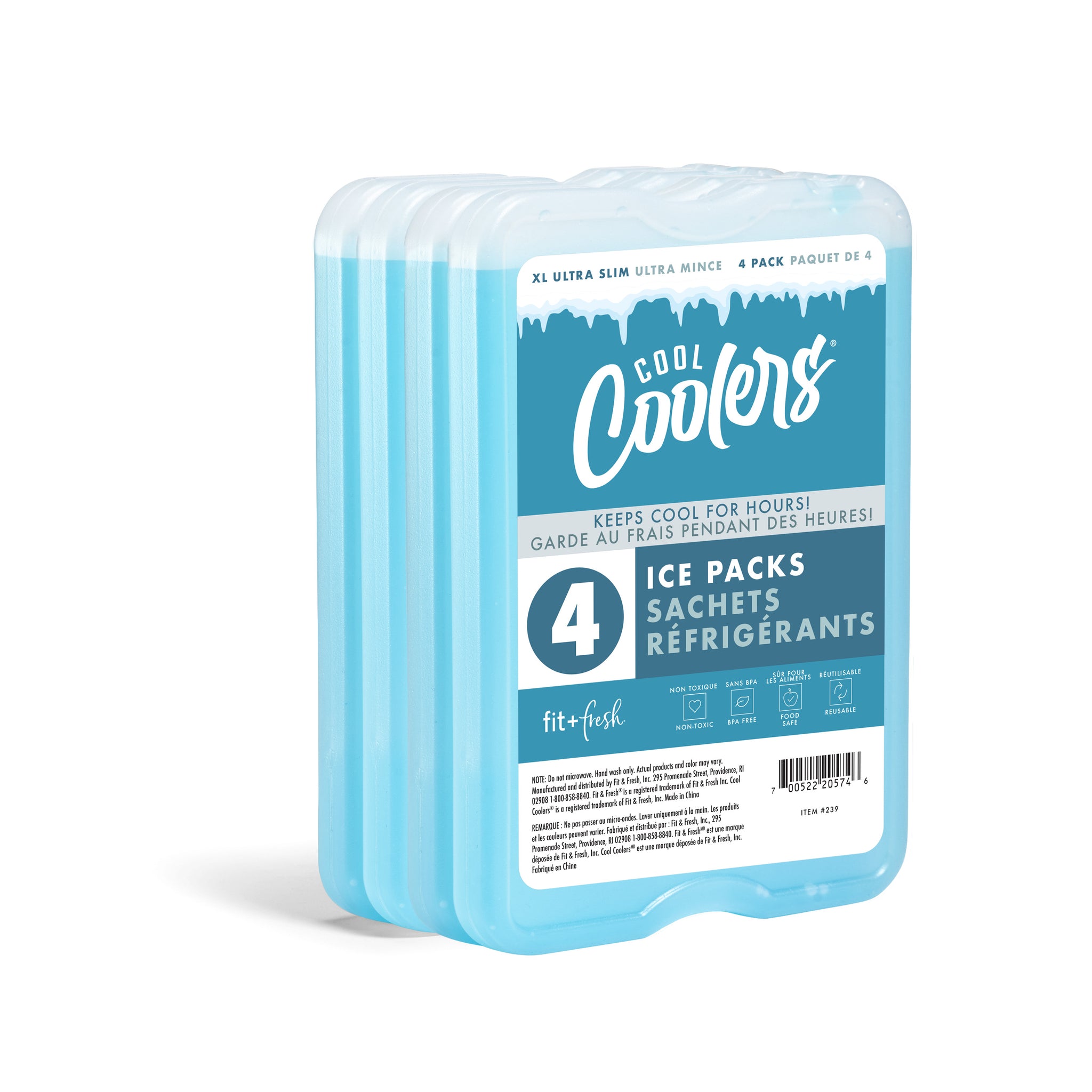 Cool Coolers XL Ice, Clear Blue – Fit + Fresh Online Store