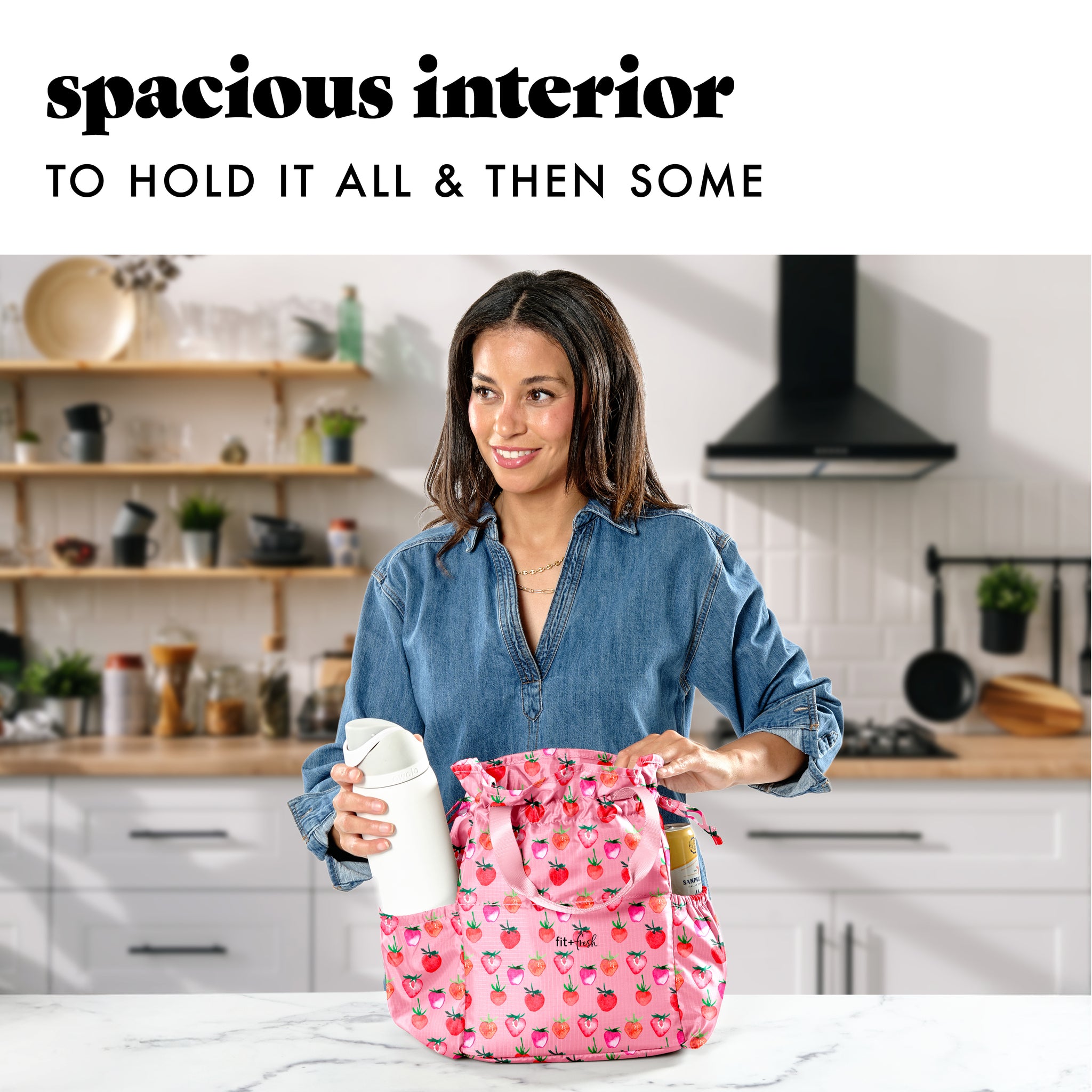 Cromwell Cinch Lunch Tote with Lunch Kit, Lemons – Fit + Fresh Online Store